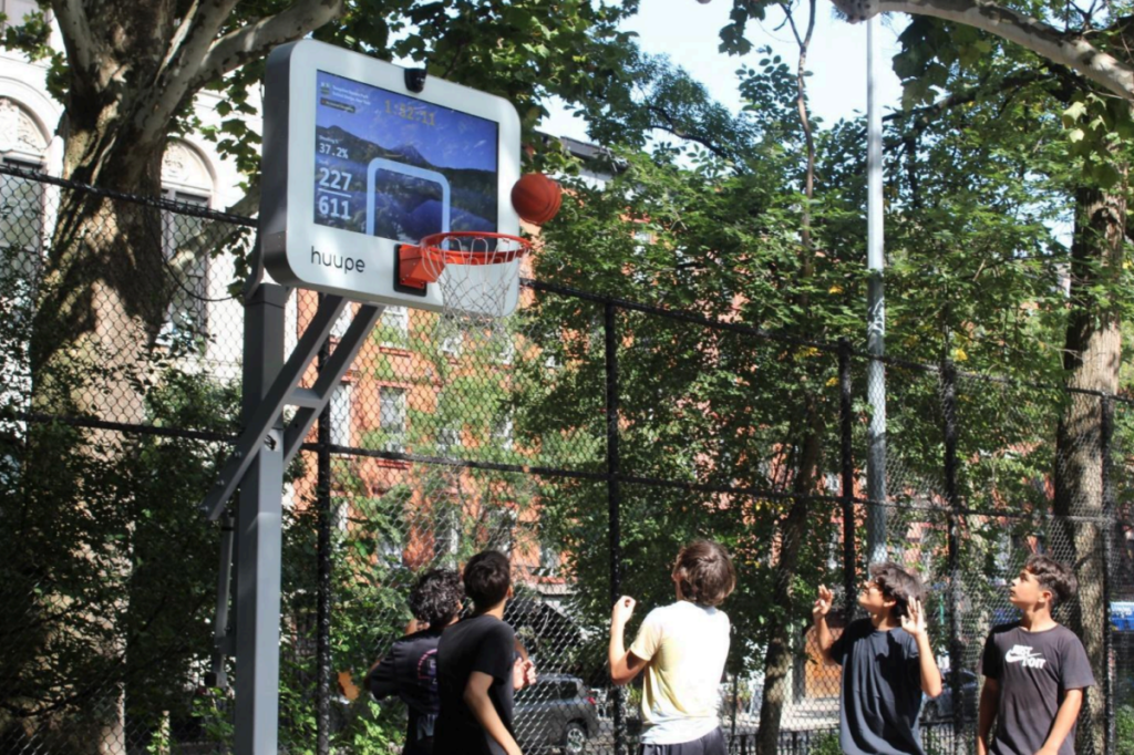 Smart Basketball Hoop Installed at Tompkins Square Park - Dateline: CUNY